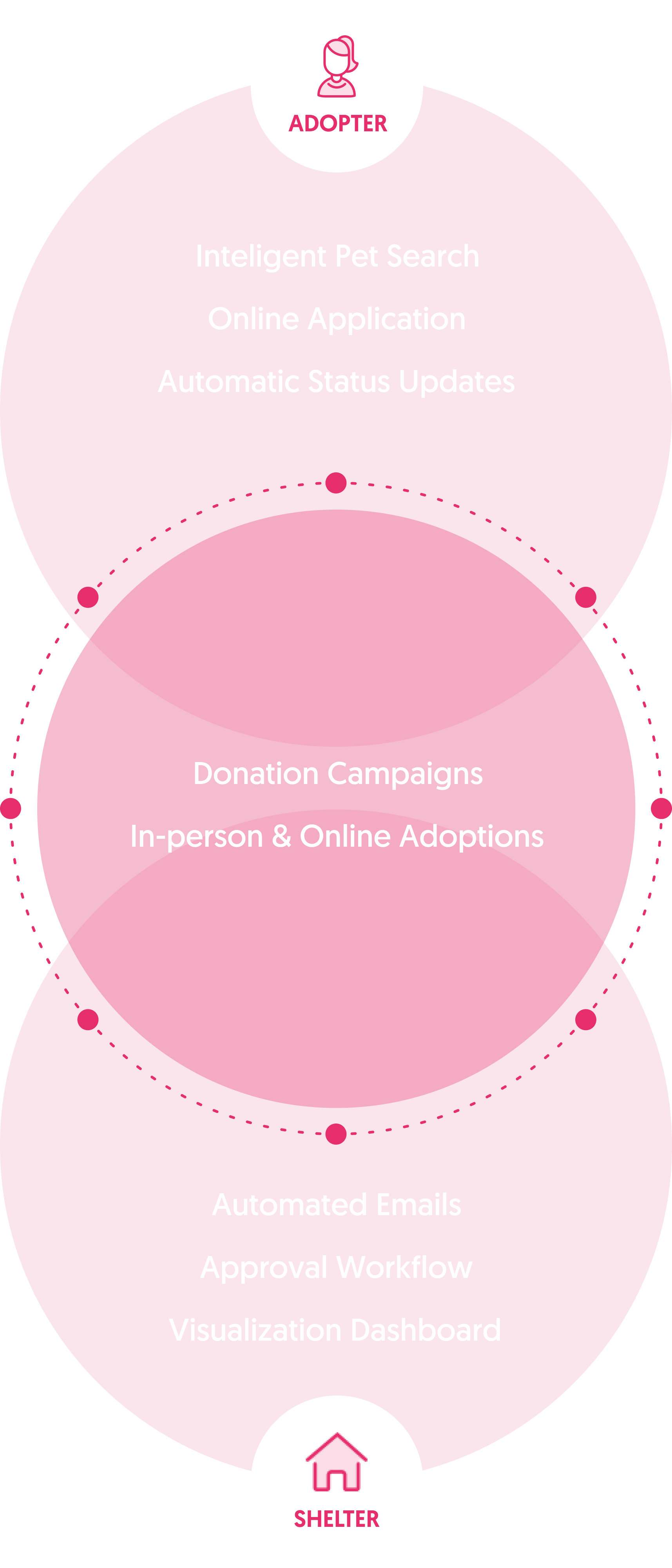 Some features of our Adoption Management System